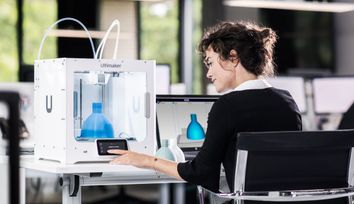 Constructing the first lunar base with space-ready 3D concrete printers