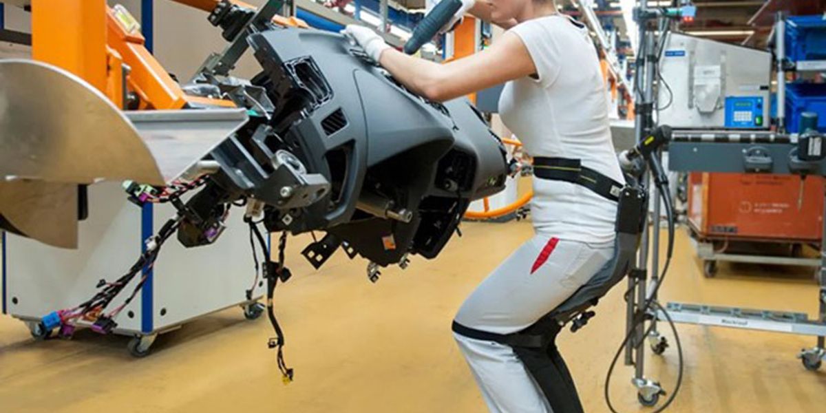 Could carbon fiber exoskeletons become common assistive wear for workers?