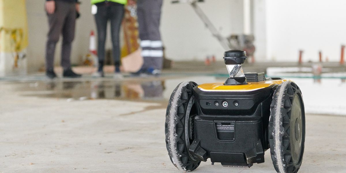 HP's mobile robot printer automates layout at construction sites